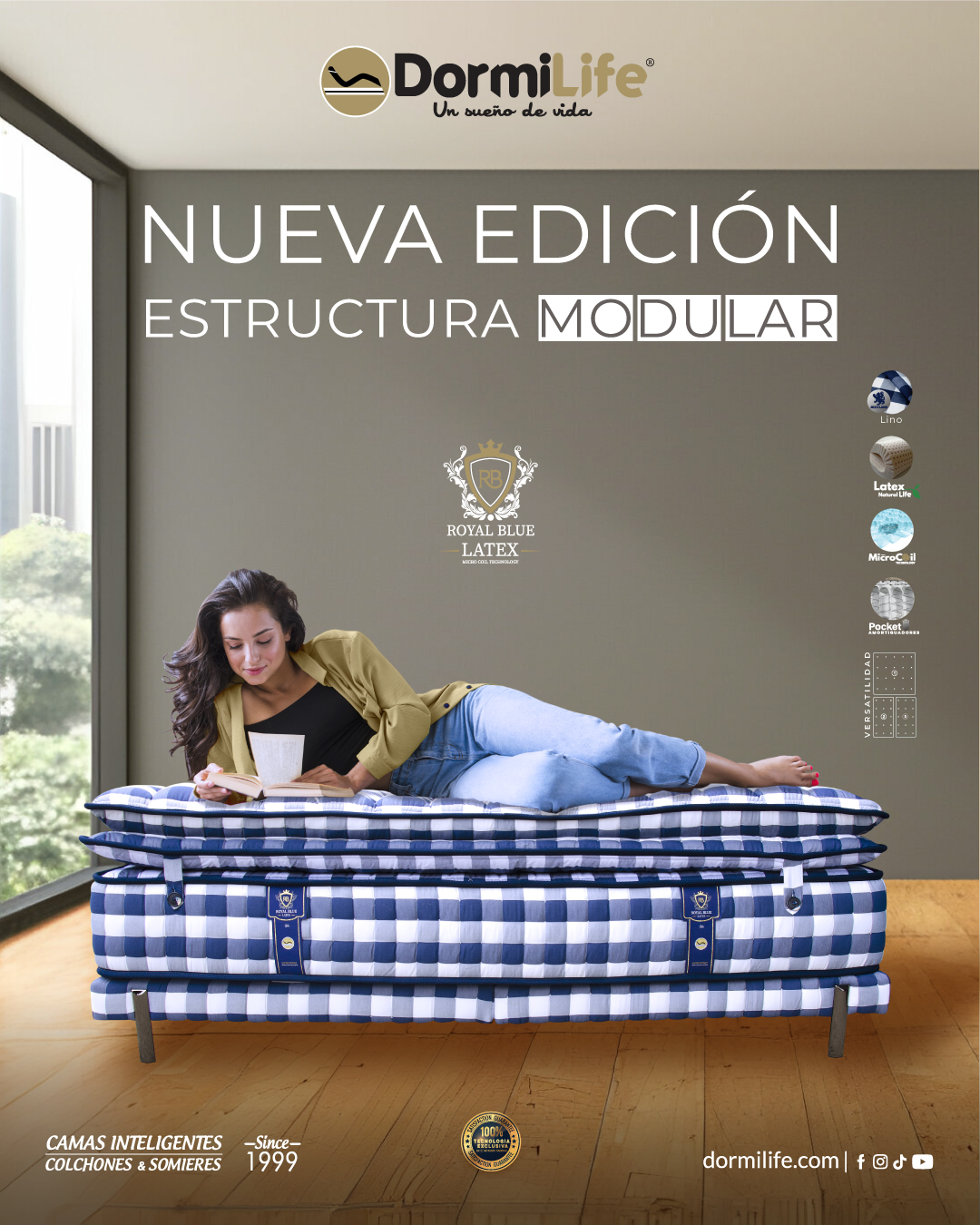 Camas Ajustables | Eléctricas | Inteligentes | Dormilife